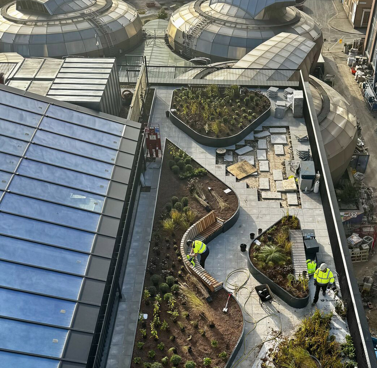 ABG blueroof system installed at Sheffield Hallam University Campus ...