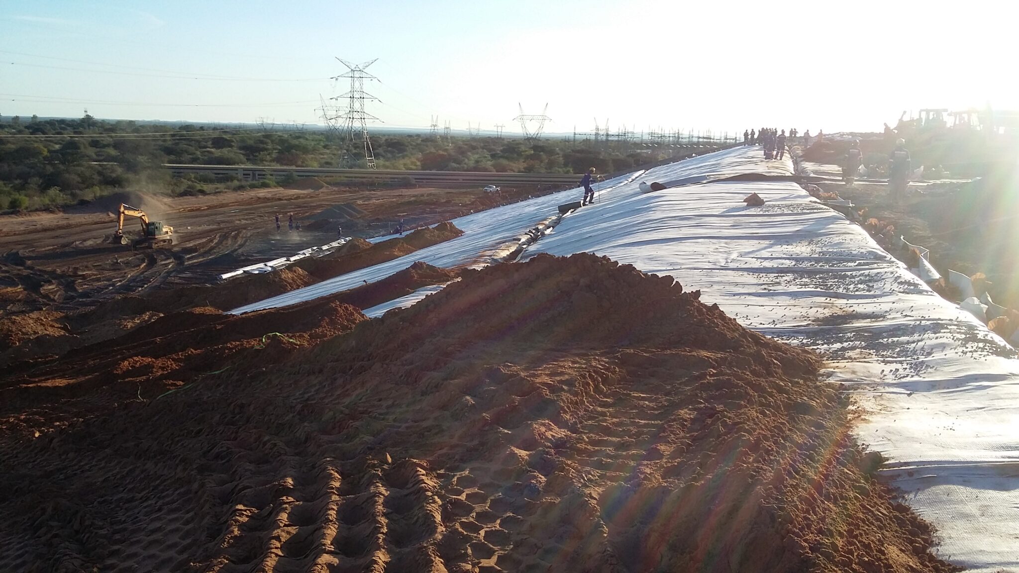Pozidrain Coal Ash Containment Capping Project | Ash Dam Botswana