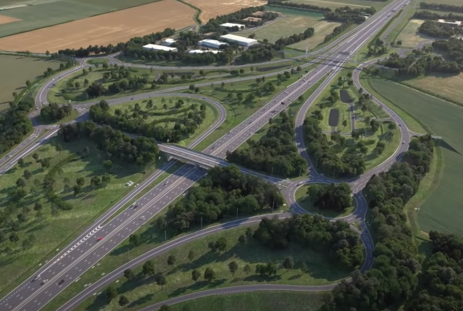 A14 Cambridge to Huntingdon Highway Structural Drainage | Deckdrain