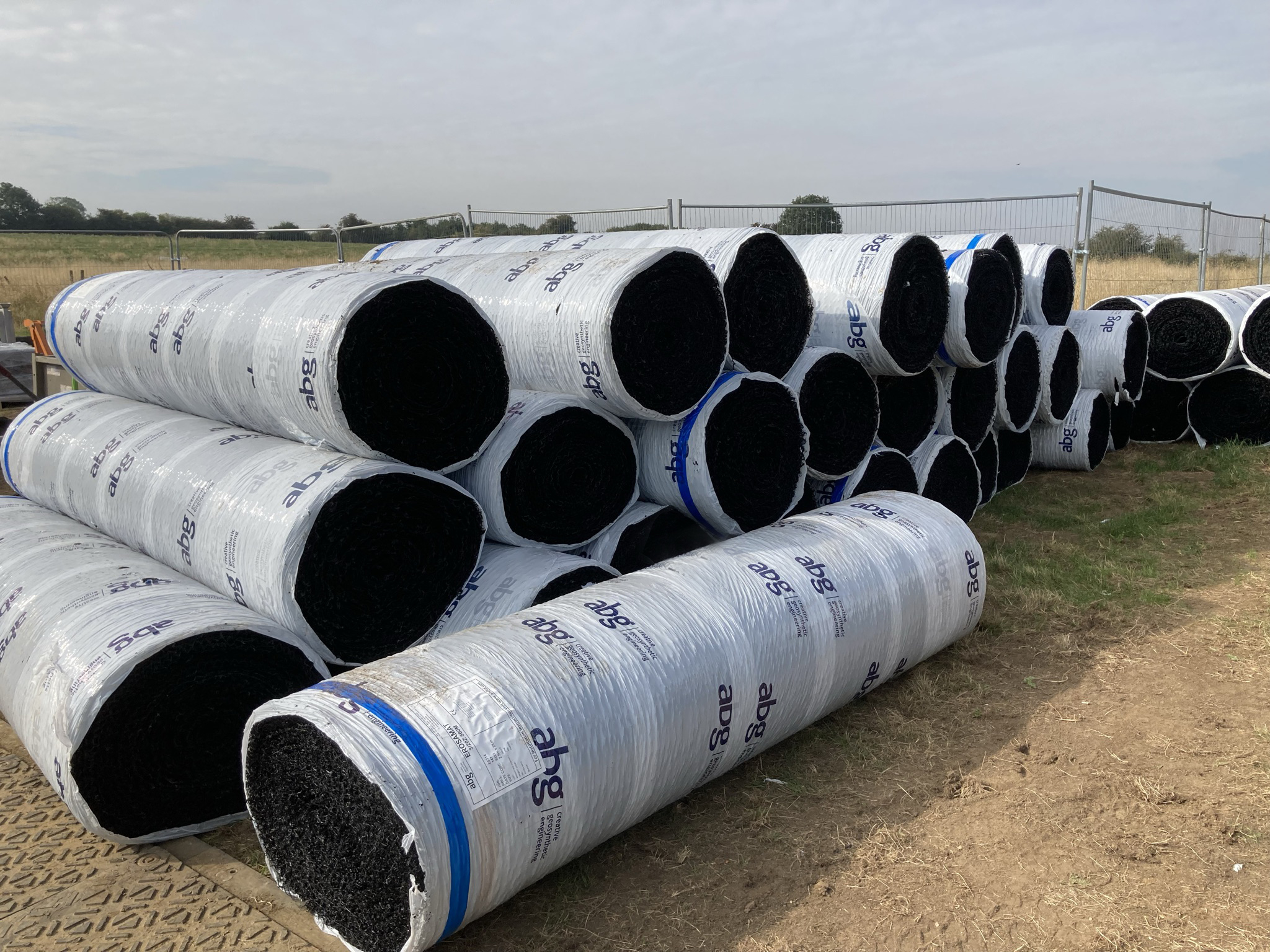 Erosion Control Flood Embankment, Brentingby, UK - ABG Geosynthetics