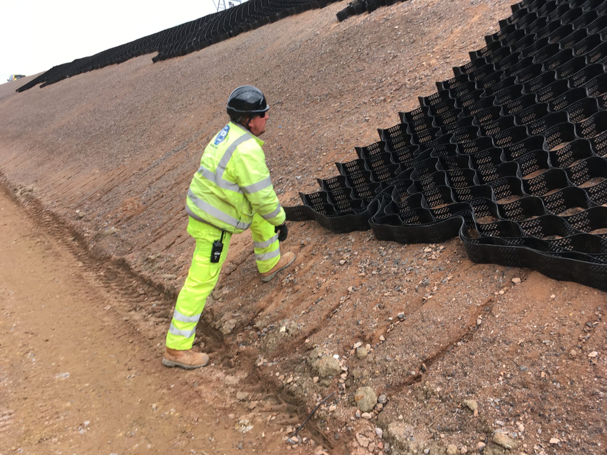 Erosion Control, Erosaweb, M4 J3(Hayes)-J12(Theale), UK - ABG Geosynthetics