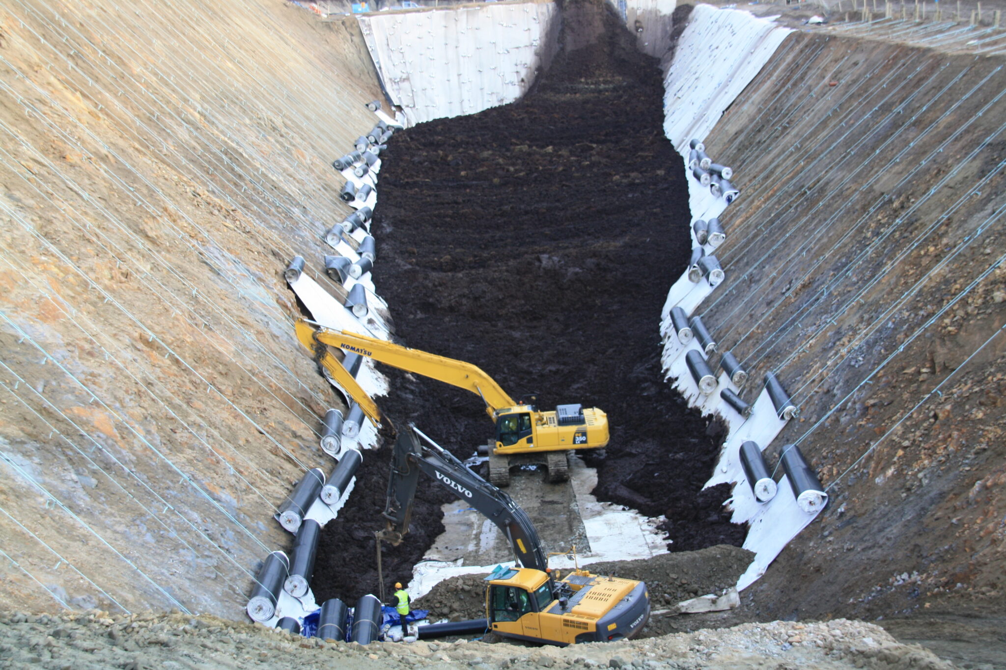 Shetland Gas Plant Project | ABG Basal Drainage & Slope Reinforcement