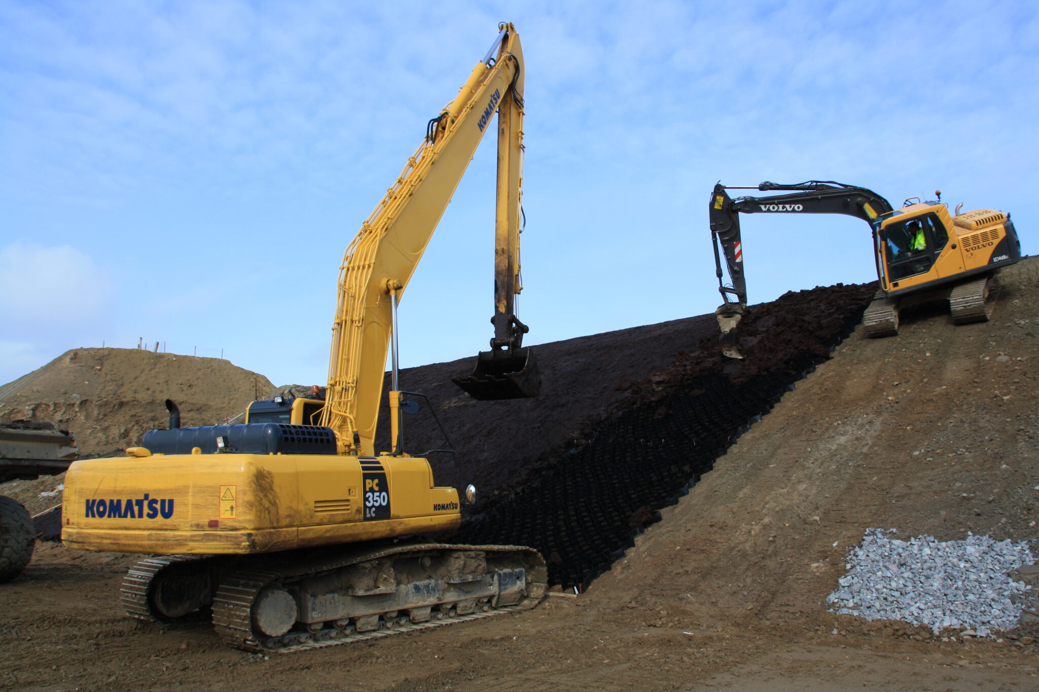 Shetland Gas Plant Project | ABG Basal Drainage & Slope Reinforcement