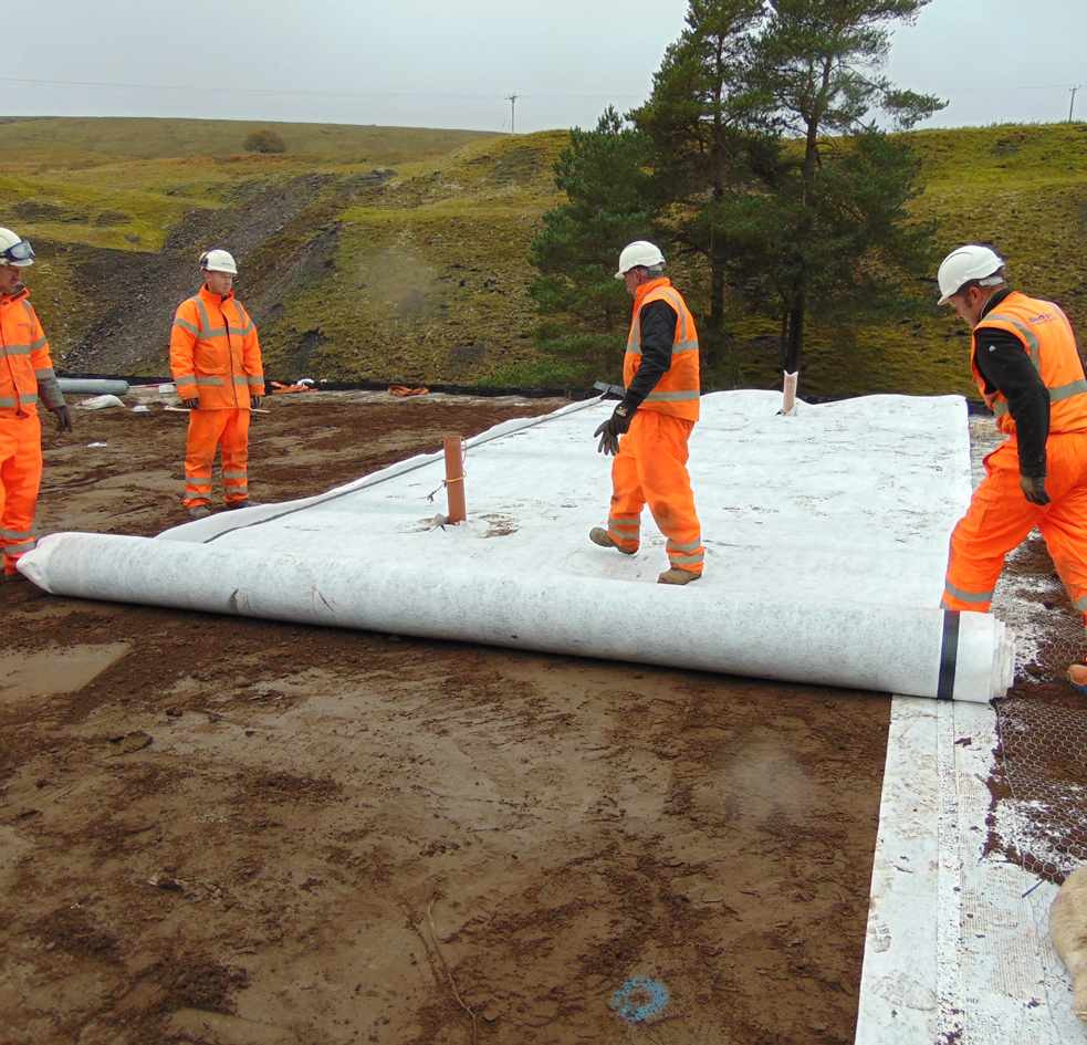 Mine Tailings Capping & Slope Soil Veneer Reinforcement | Carrshield UK
