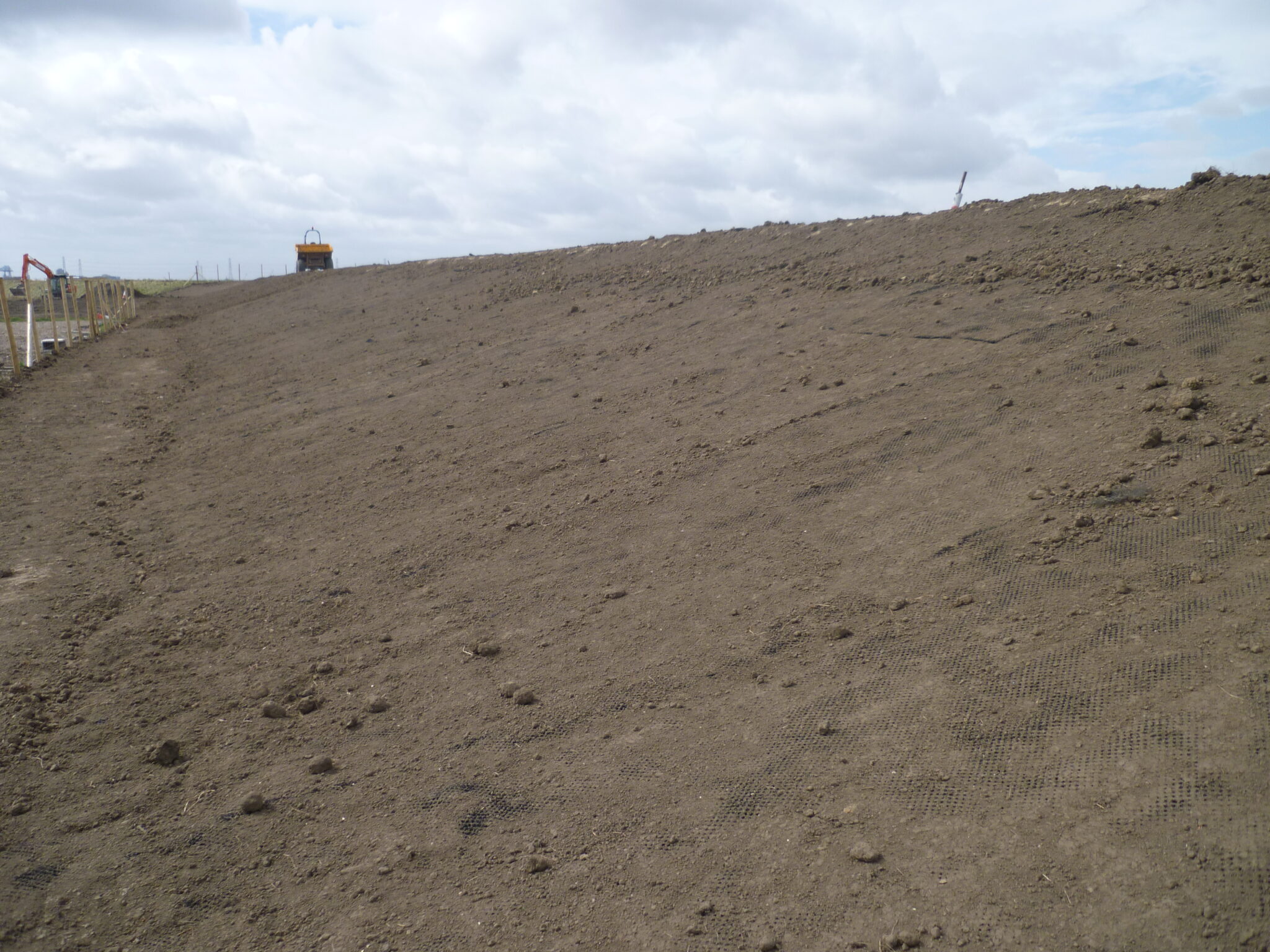 Greatham Flood Control Embankment | Erosamat Erosion Control