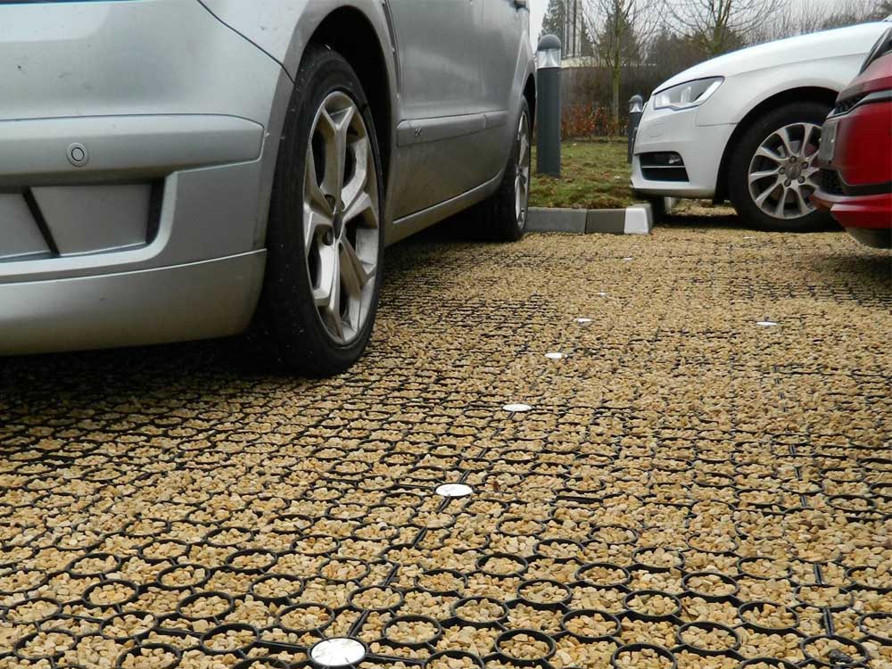 Gravel Porous Paved Car Park | ABG Sudspave | National Star College