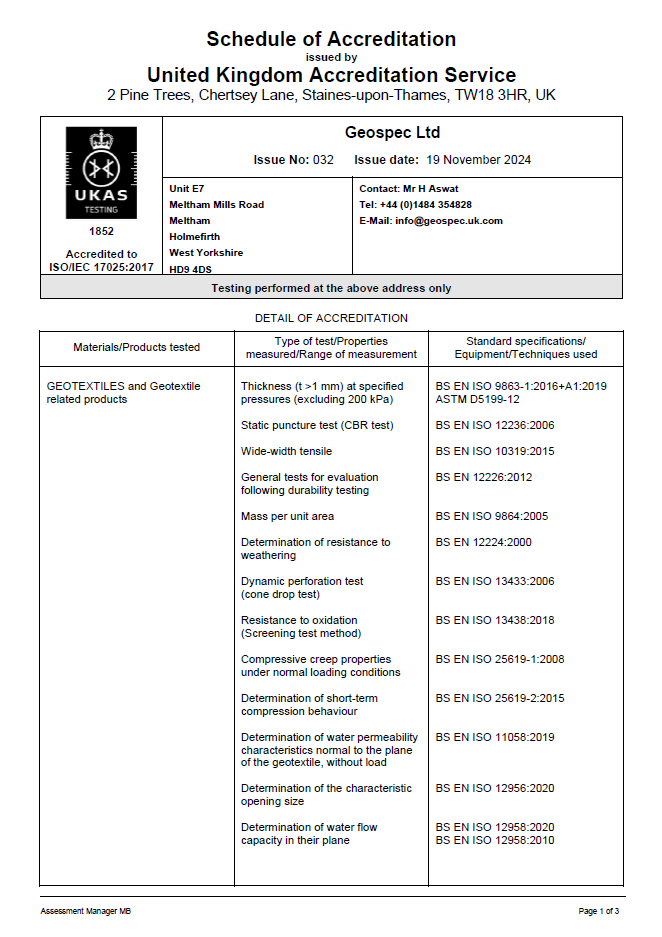 Lab - ABG Geosynthetics