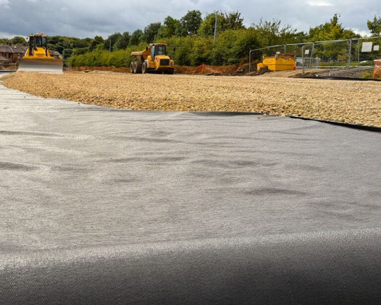 ABG Gridtex | High Performance Woven Geotextile | Subbase Stabilisation