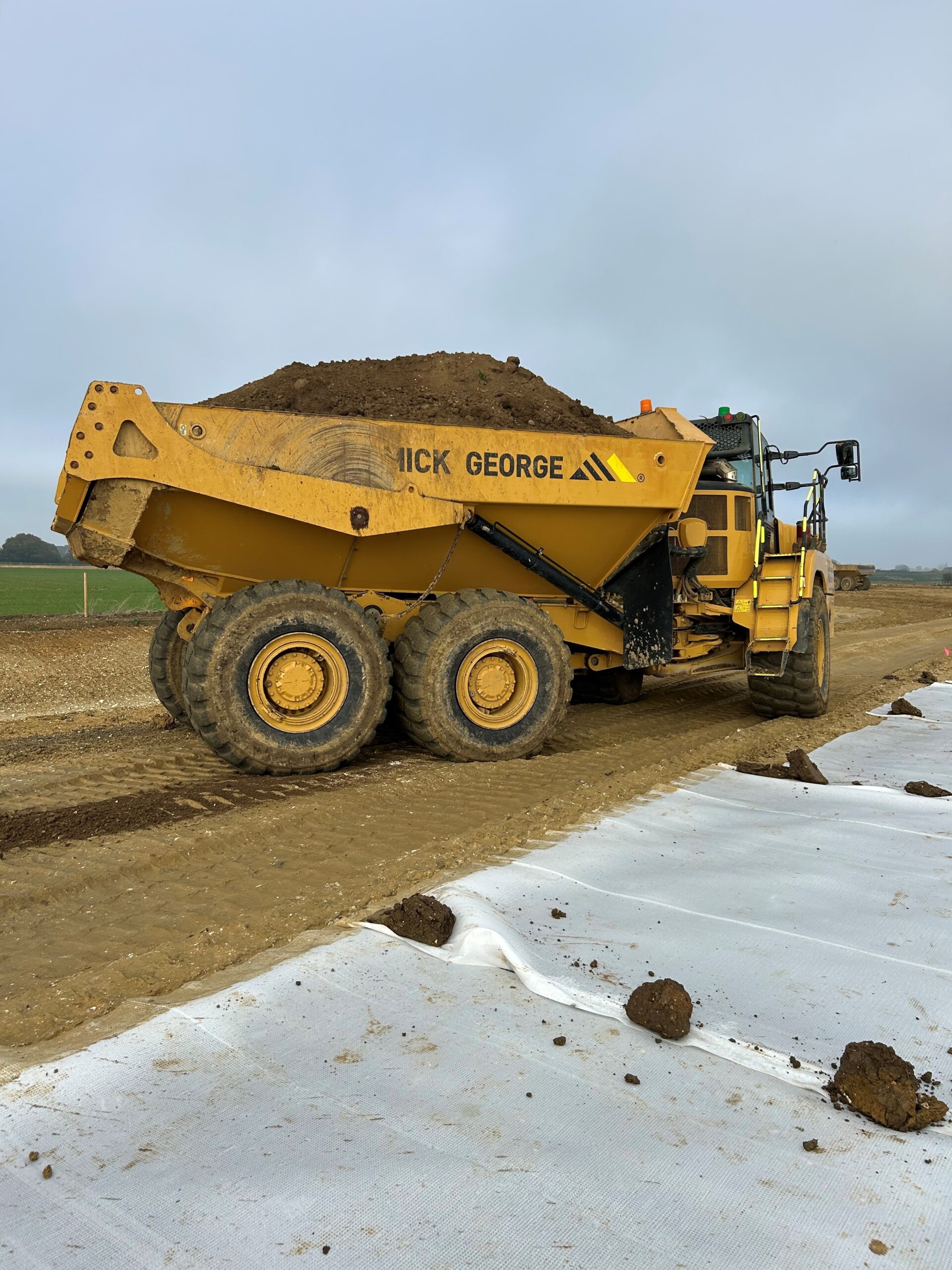 Drenaje de terraplenes para carreteras Fildrain Long Stratton Norfolk ...